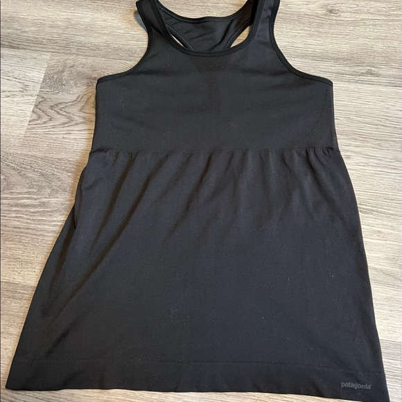 Patagonia | Tops | Patagonia Black Racerback Aline Relaxed Seamless ...
